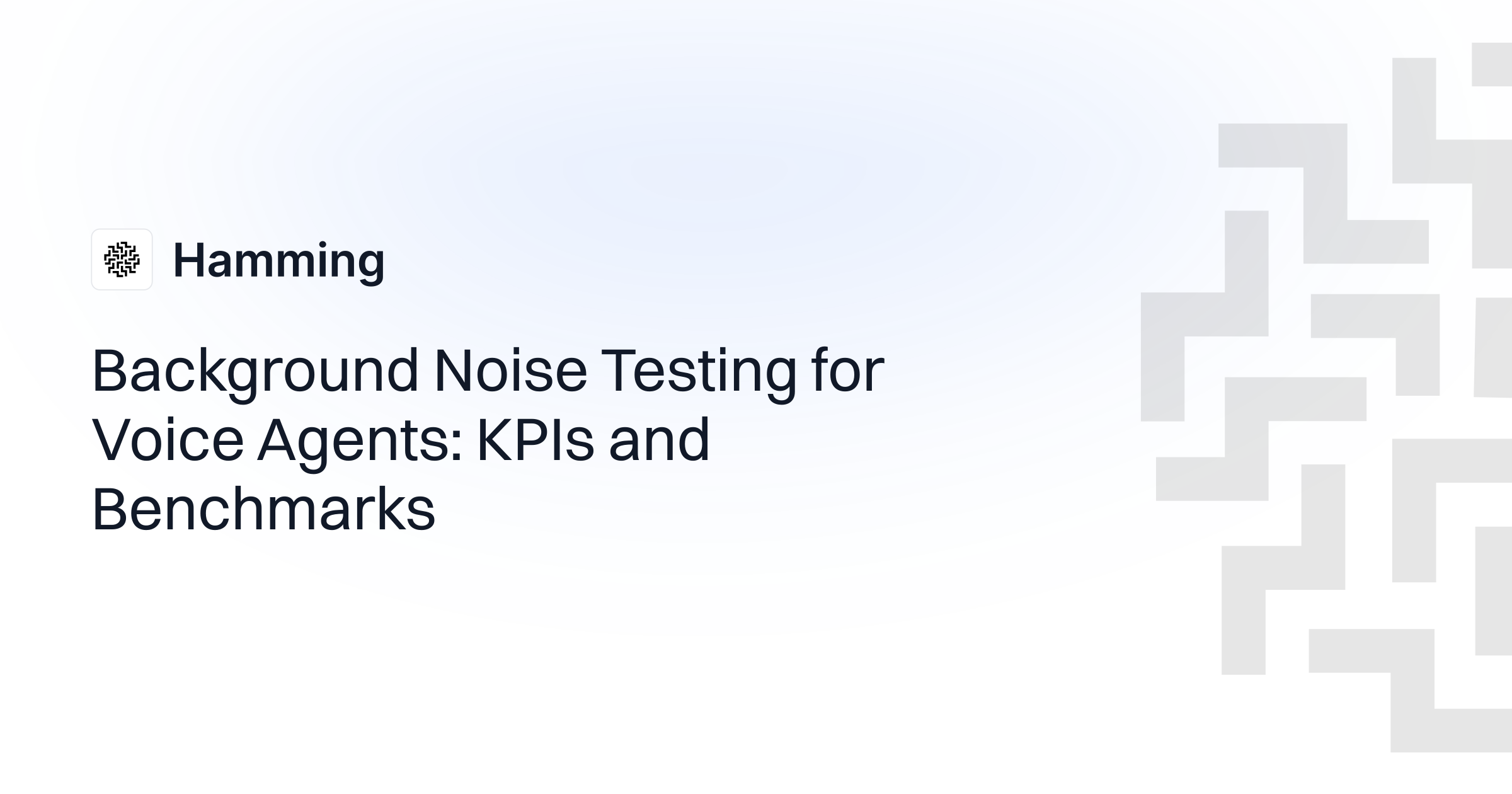 Background Noise Testing for Voice Agents: KPIs and Benchmarks ...