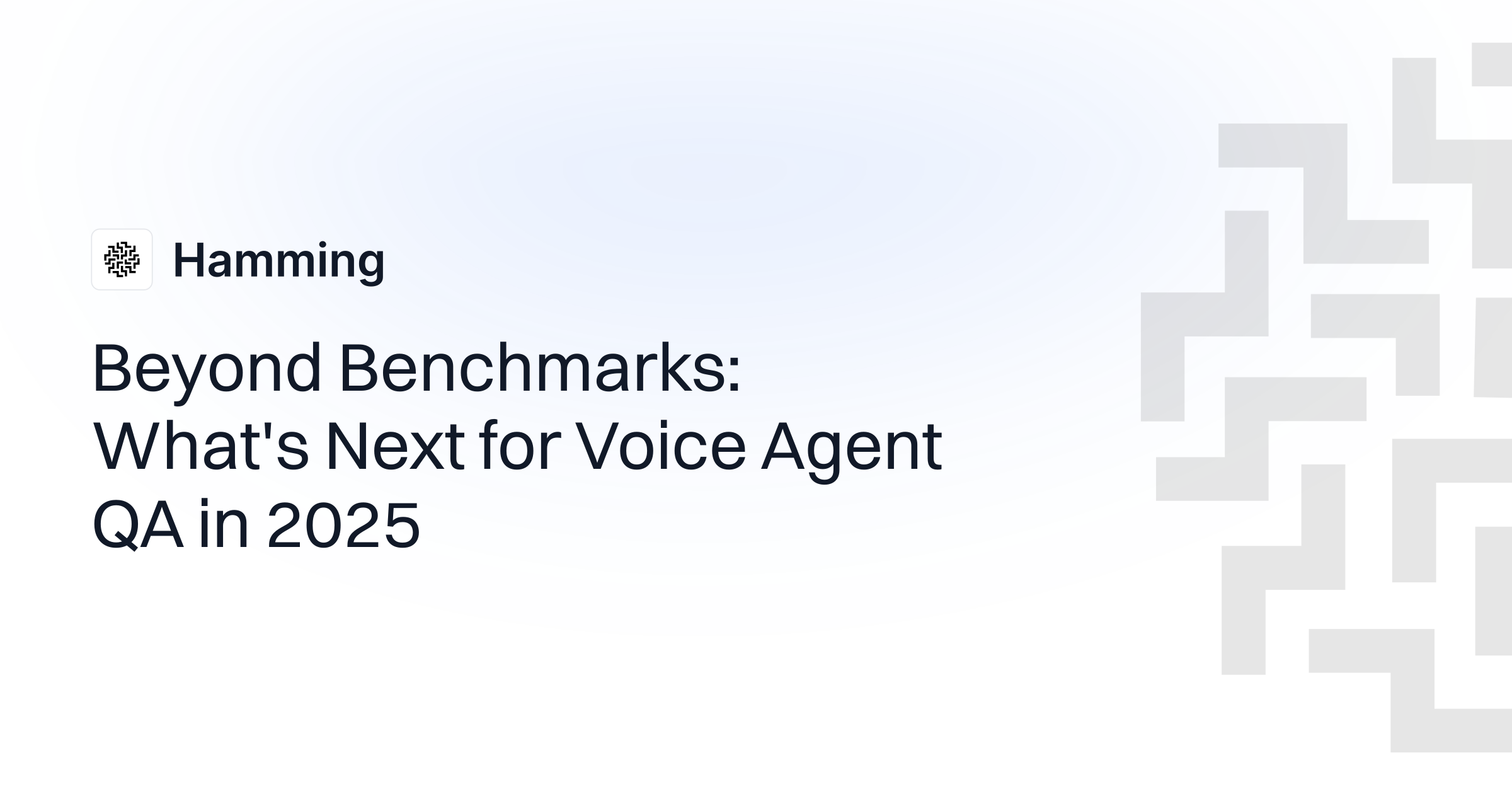 Beyond Benchmarks: What's Next for Voice Agent QA in 2025 | Hamming AI Blog