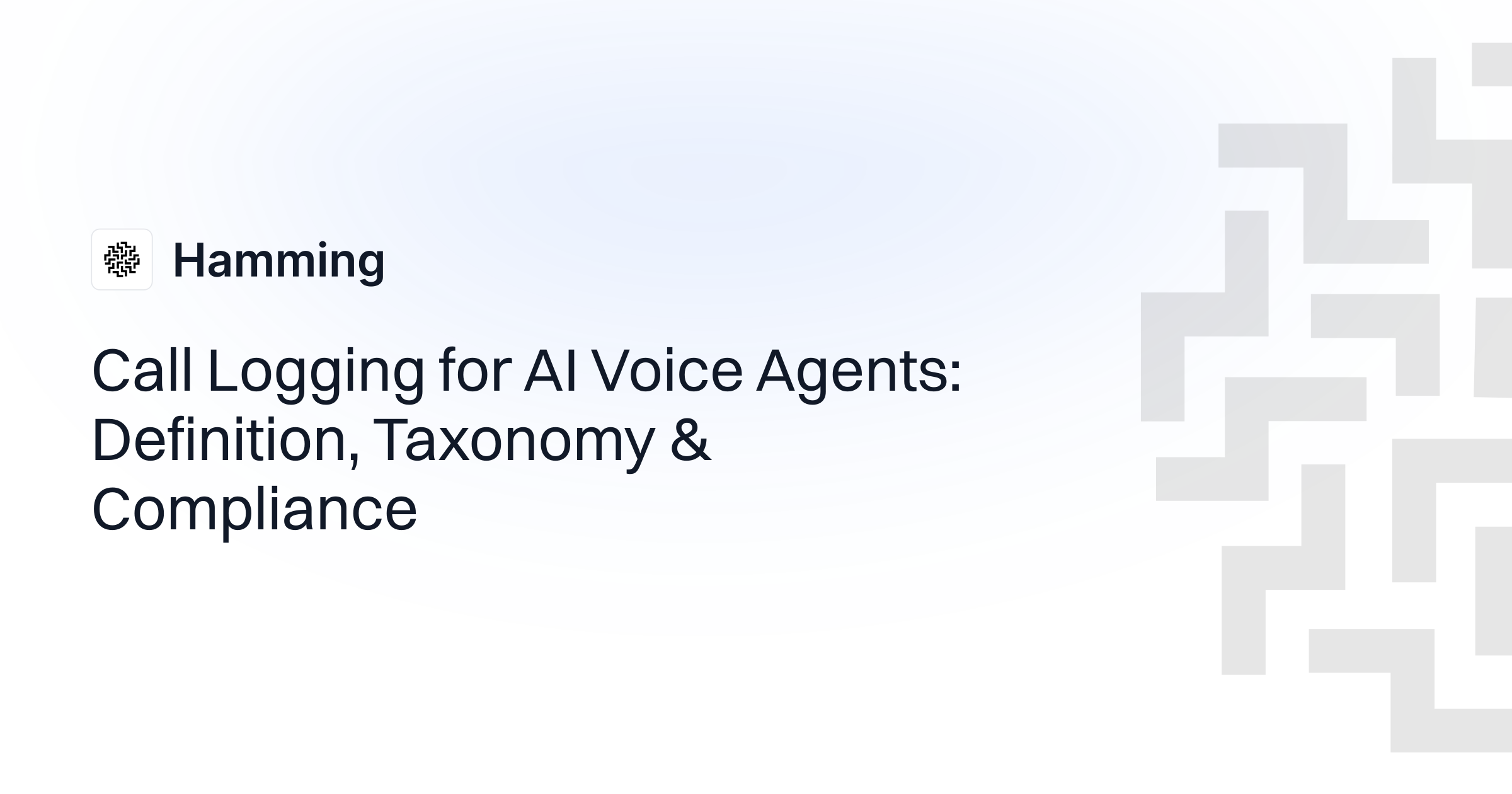 Call Logging for AI Voice Agents: Definition, Taxonomy & Compliance ...