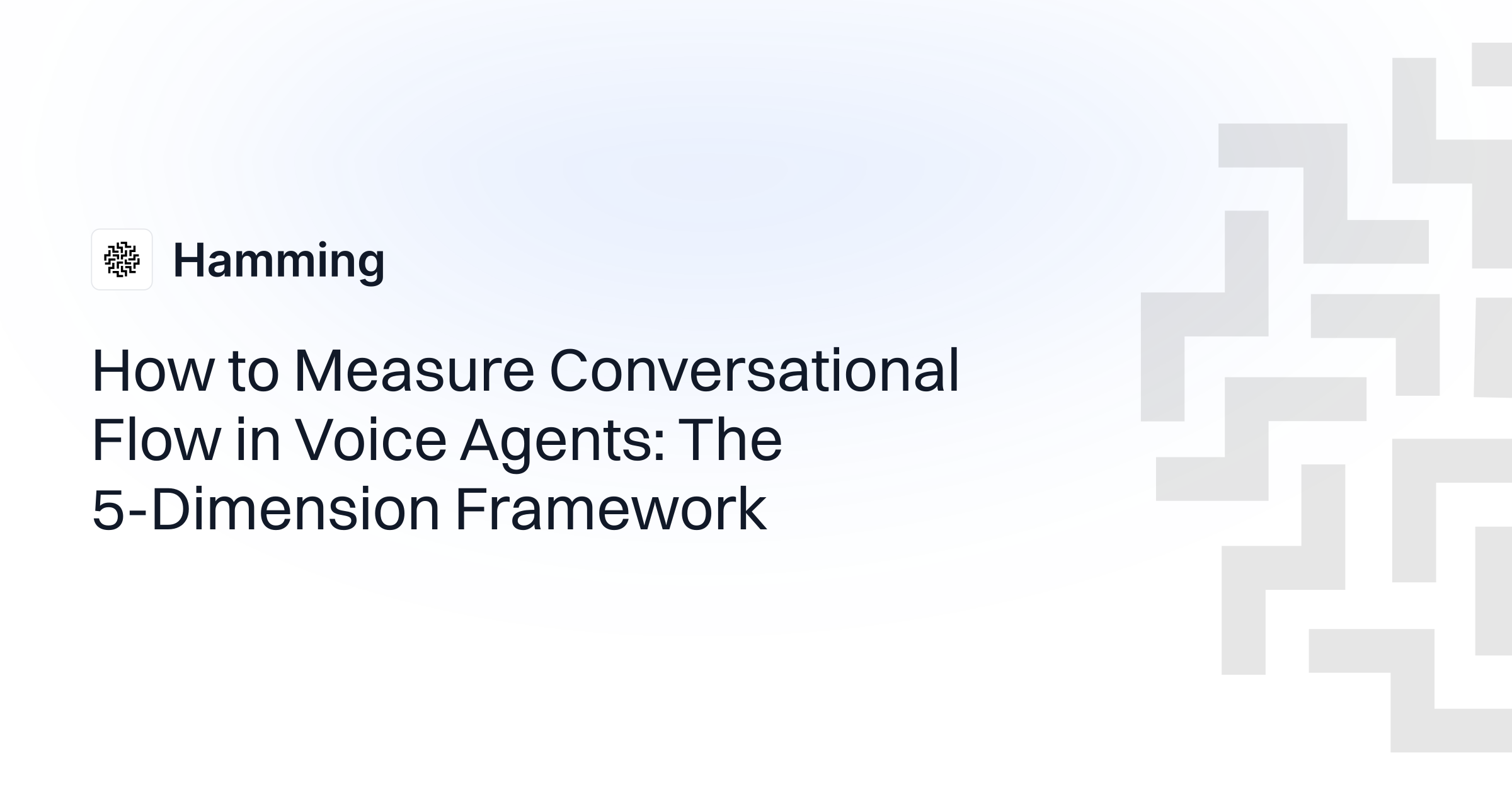 How to Measure Conversational Flow in Voice Agents: The 5-Dimension ...
