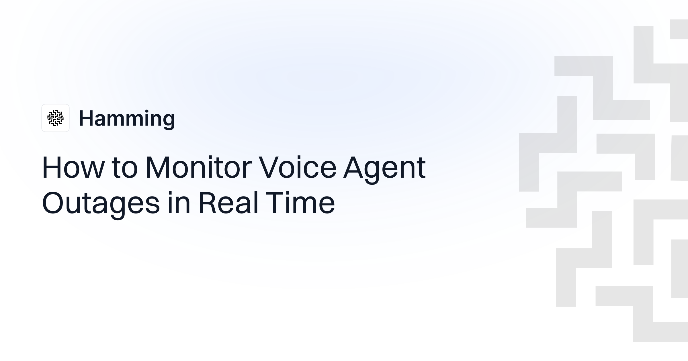How to Monitor Voice Agent Outages in Real Time | Hamming AI Resources