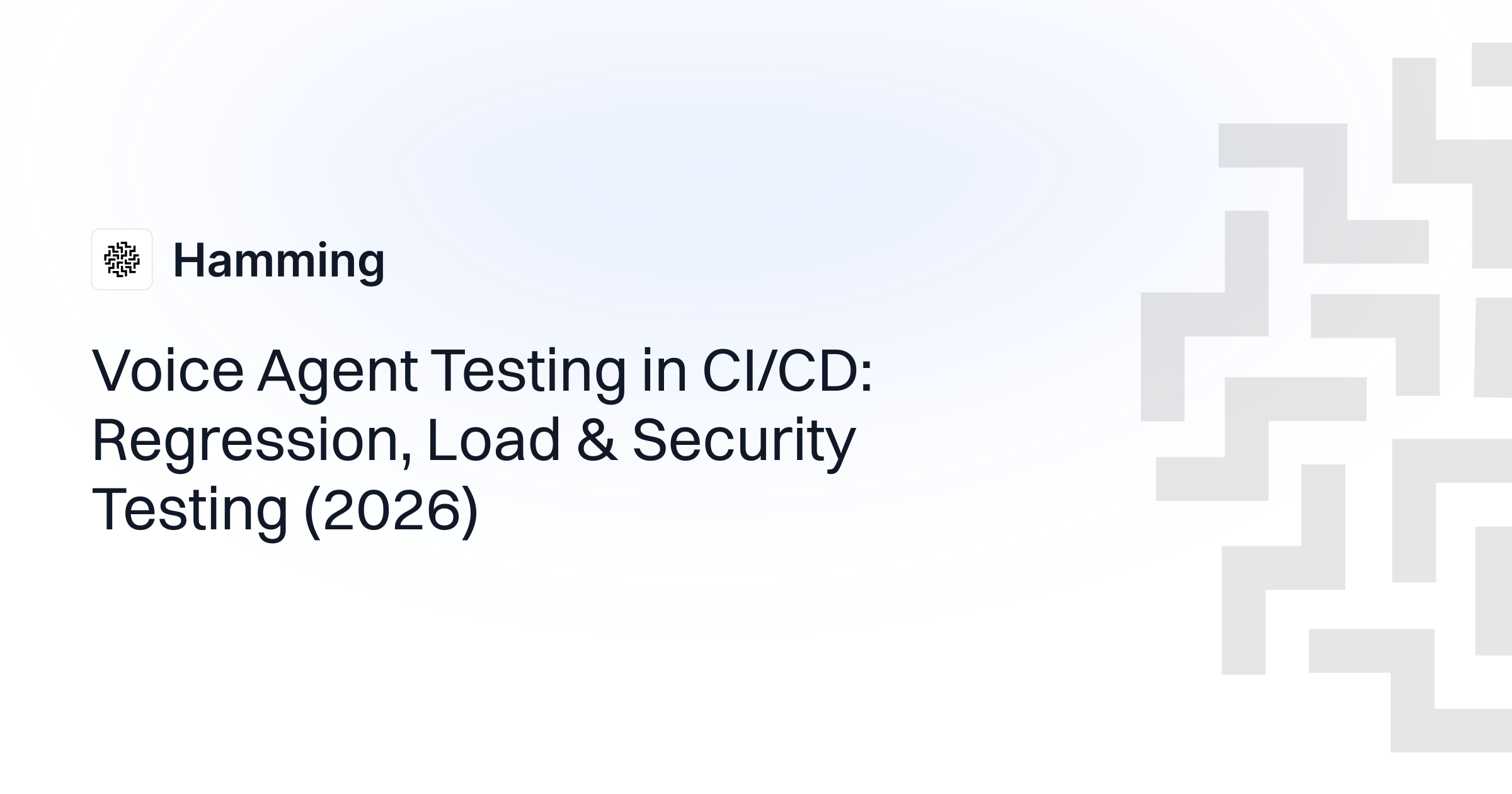 Voice Agent Testing in CI/CD: Regression, Load & Security Testing (2026 ...